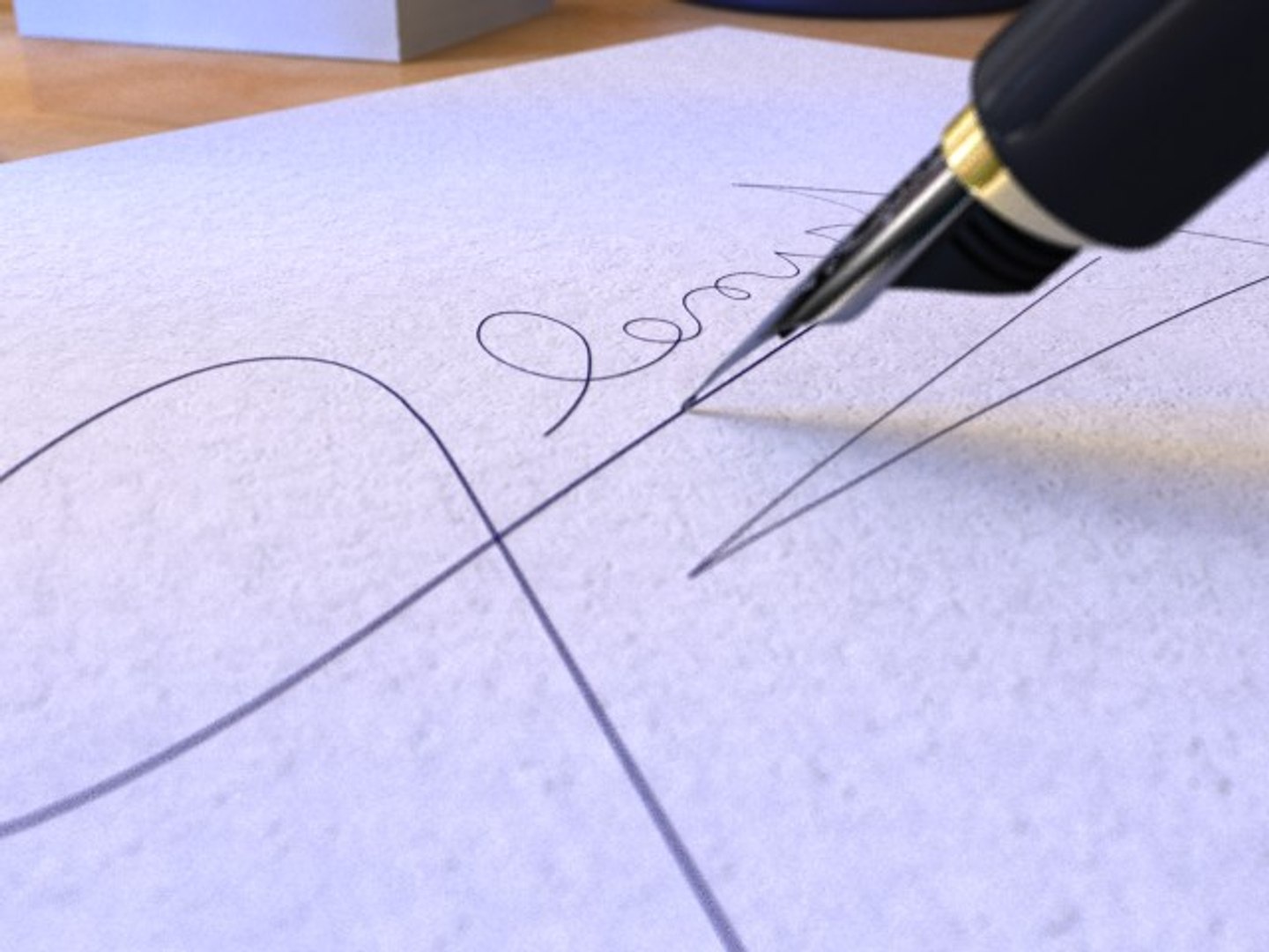 Pen Sign 3d Ma