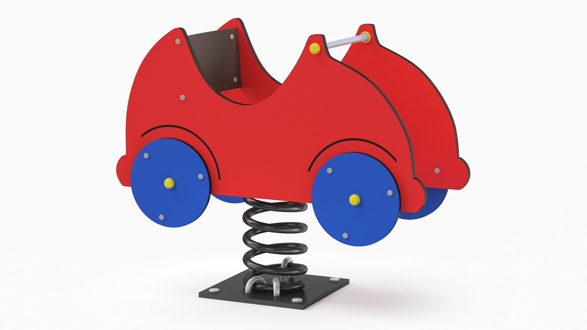 3D Playground Spring Swing Collection model - TurboSquid 2146526