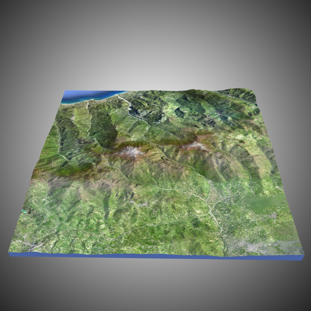 Sicily Terrain Obj