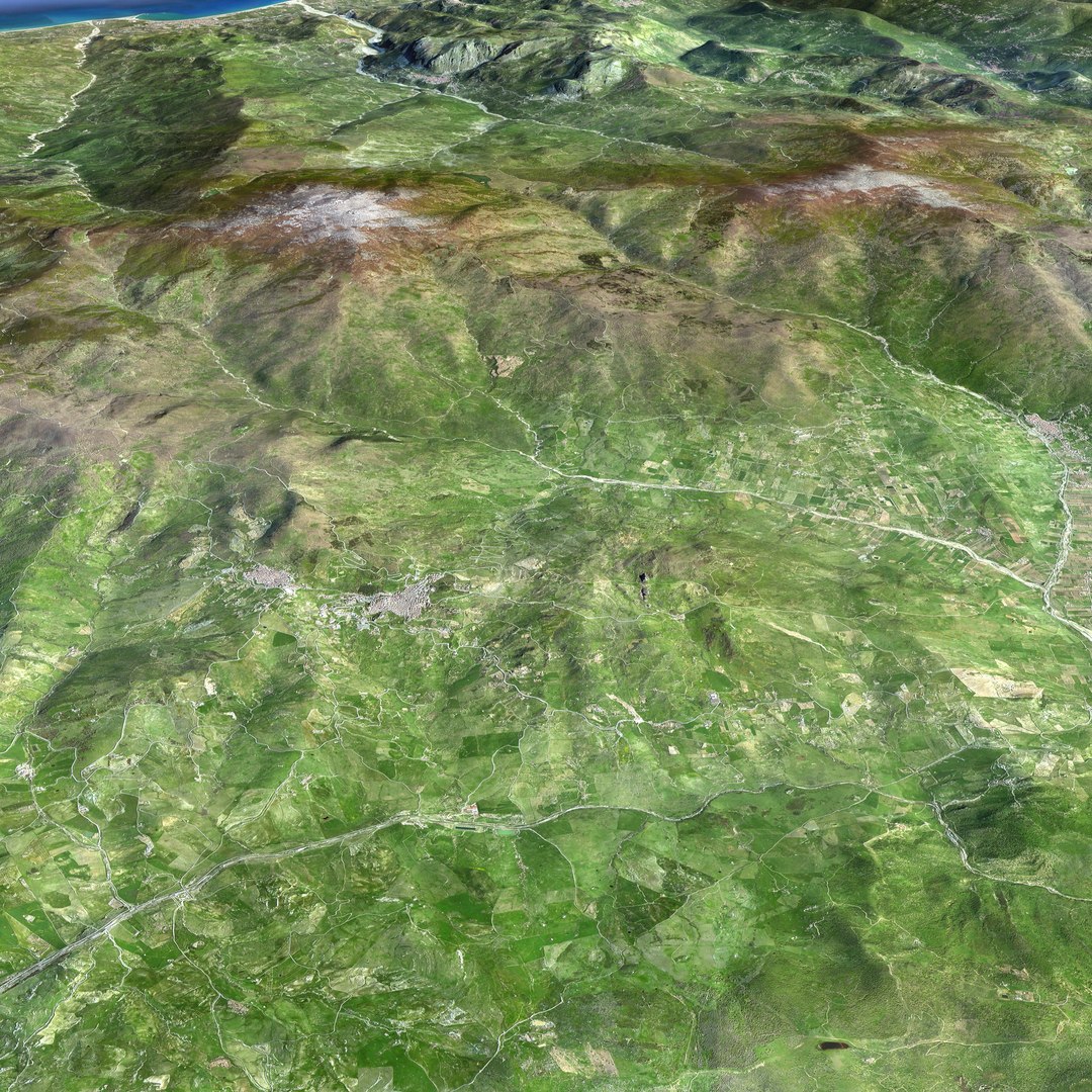 Sicily Terrain Obj