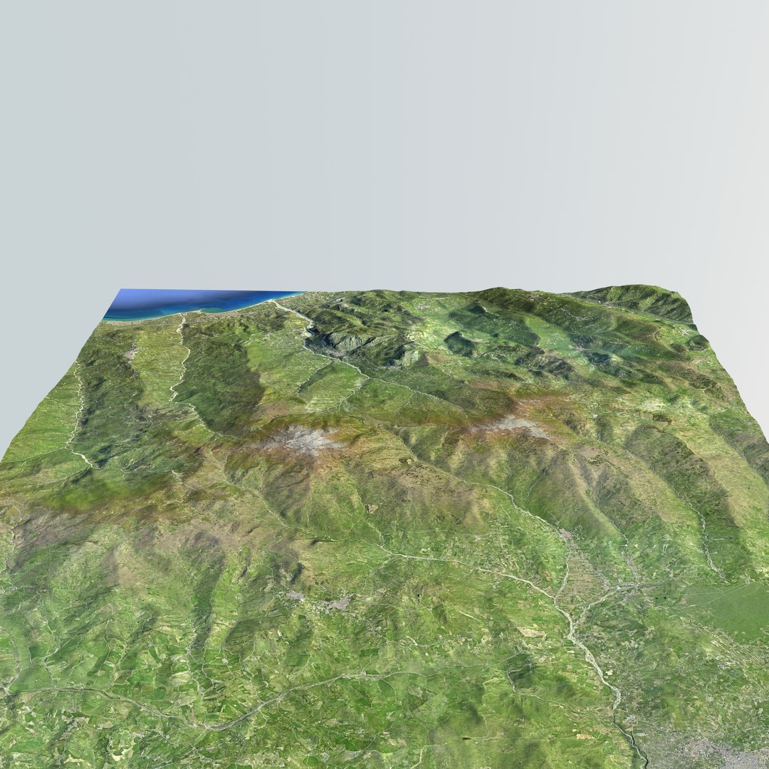 Sicily Terrain Obj