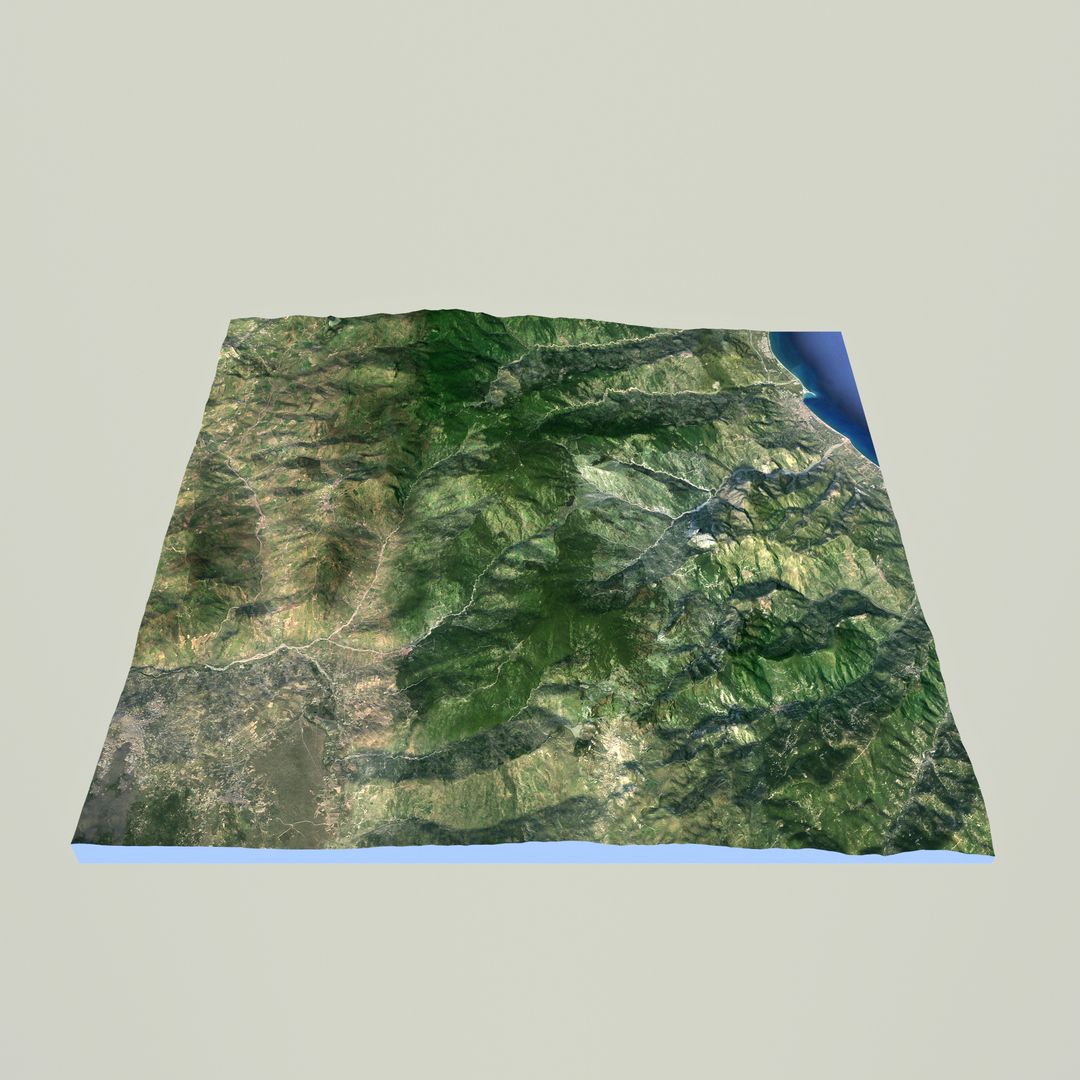 Sicily Terrain Obj