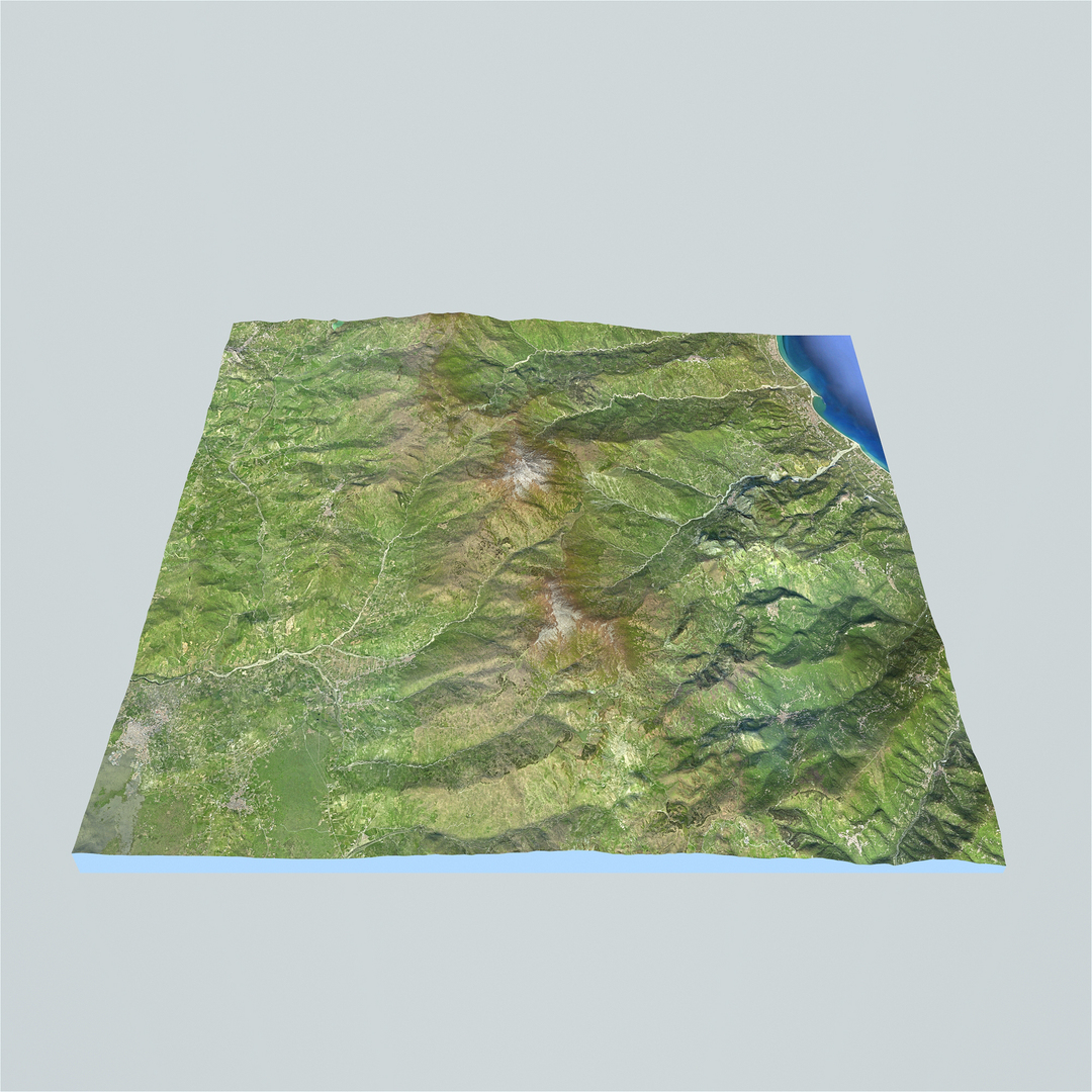 Sicily Terrain Obj