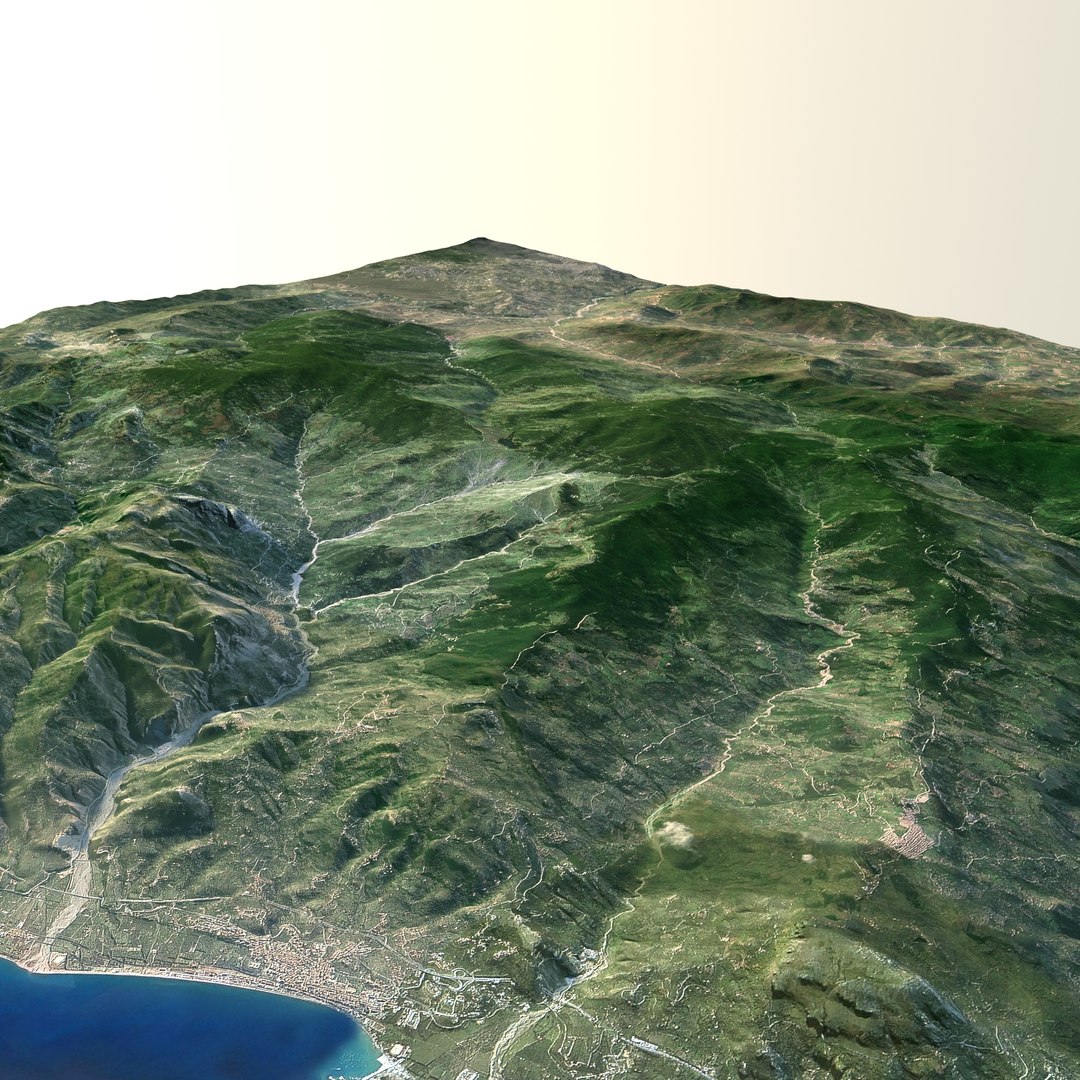 Sicily Terrain Obj
