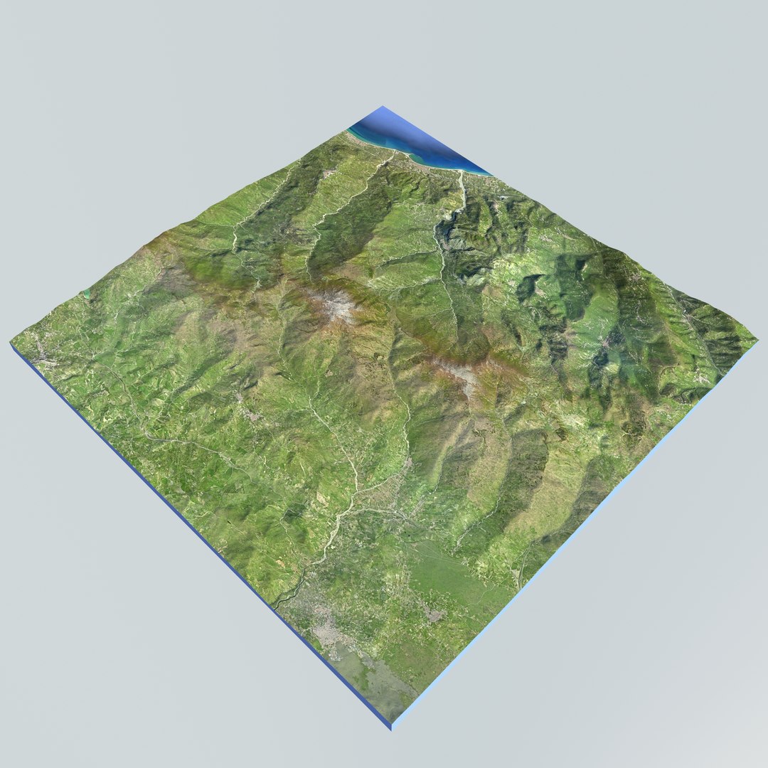 Sicily Terrain Obj