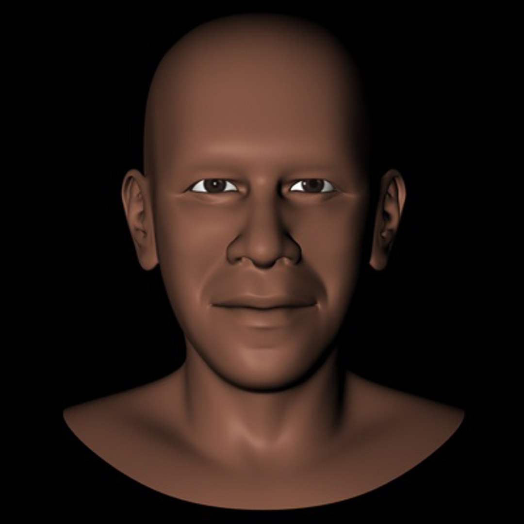 3d Democratic Barack Obama Head Model