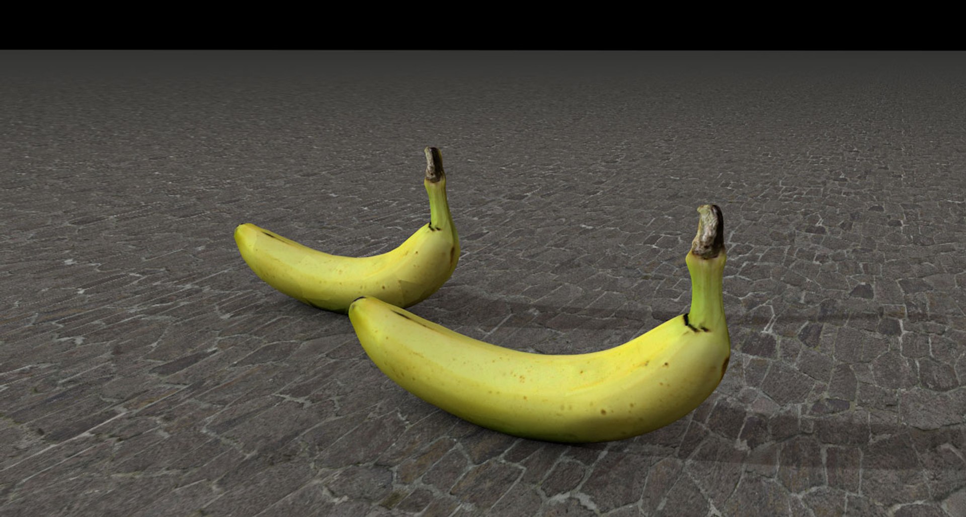 3d Model Banana Tri