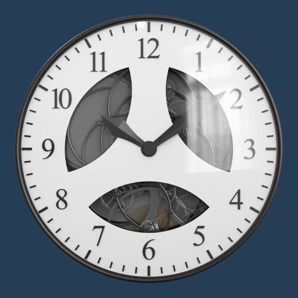 Animierte Uhr Mit Mechanismus 3D-Modell - TurboSquid 1353547