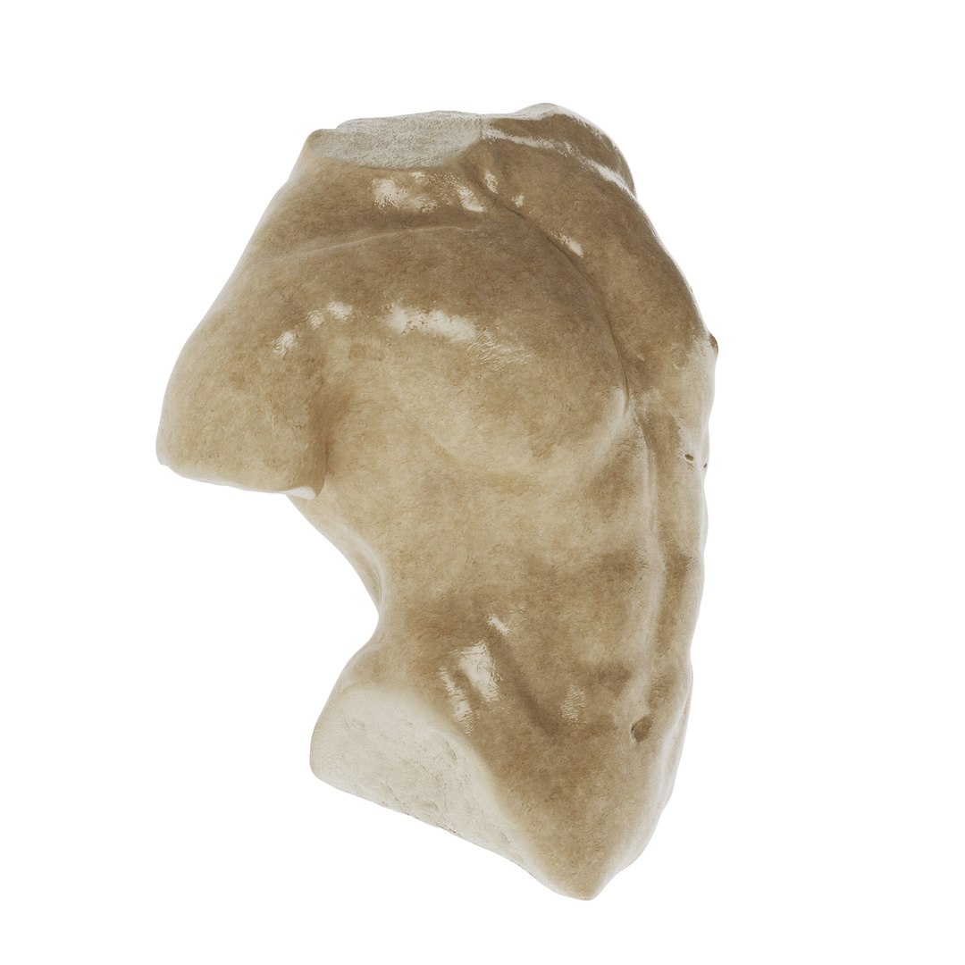 Gaddi Torso Marble Old 3D Model - TurboSquid 1570151