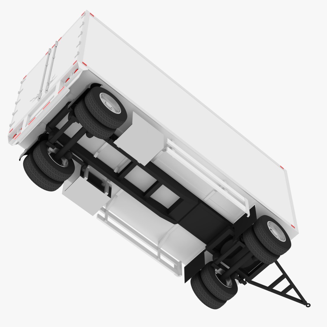 3D Box Trailer Truck - TurboSquid 1337545