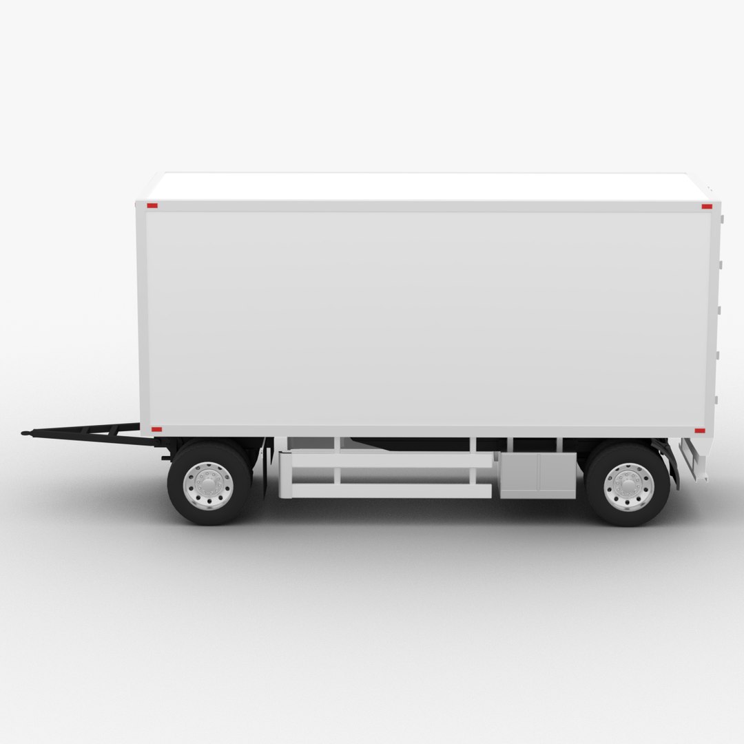 3D Box Trailer Truck - TurboSquid 1337545