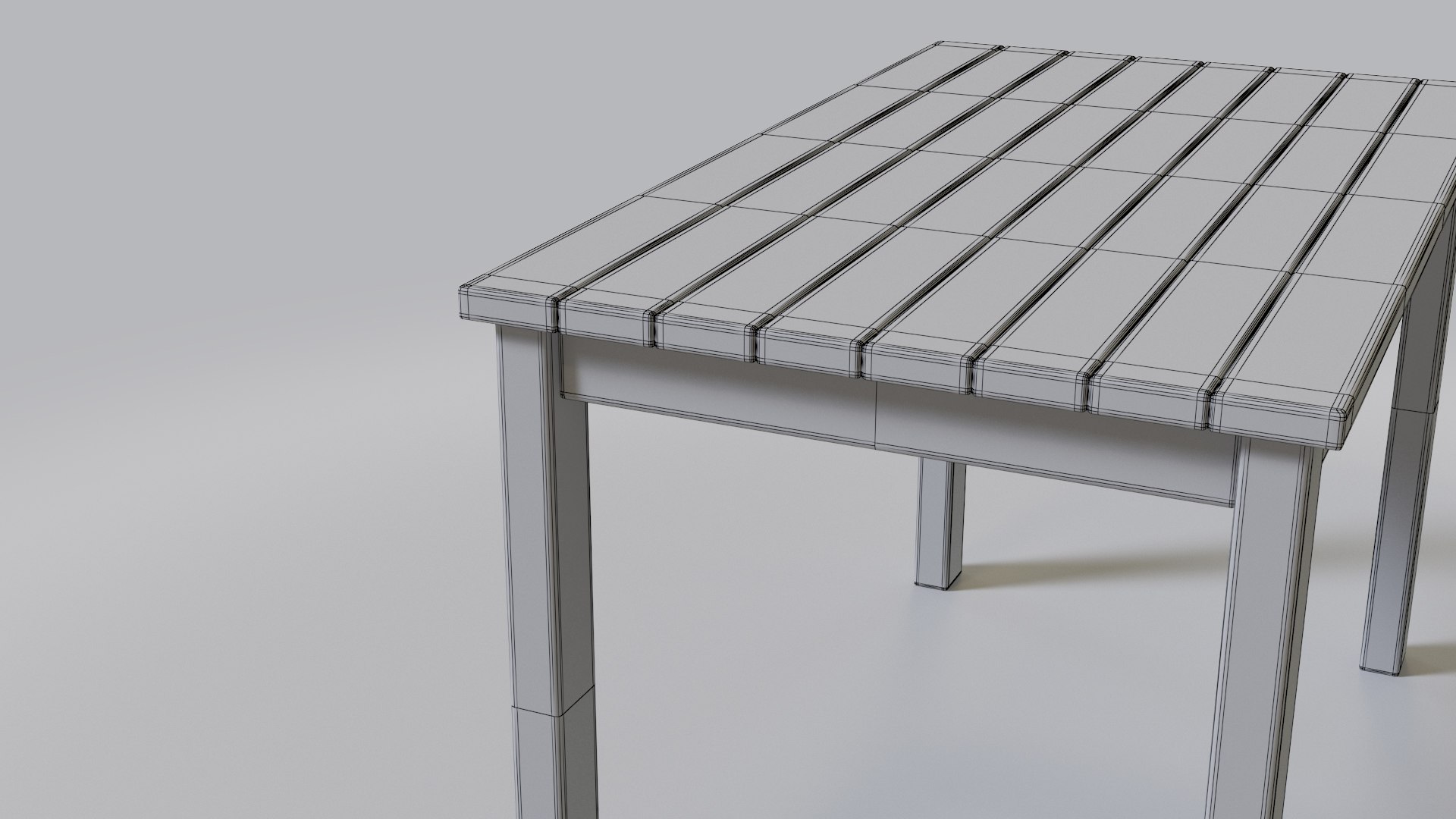 Rustic Wooden Table 3D Model - TurboSquid 2259317