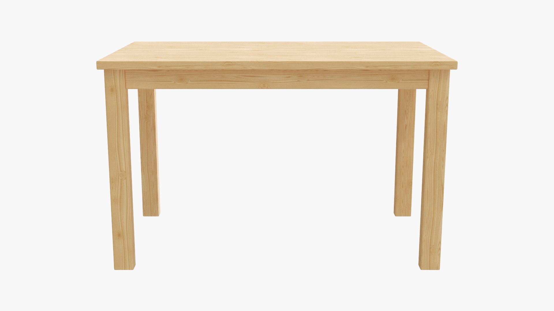 Rustic Wooden Table 3D Model - TurboSquid 2259317