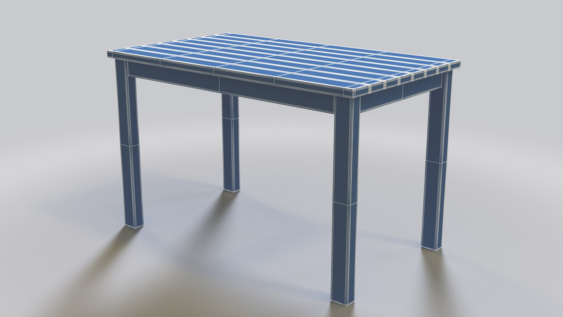 Rustic Wooden Table 3D Model - TurboSquid 2259317