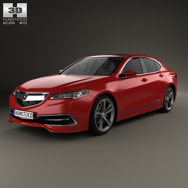 3d model acura tlx concept
