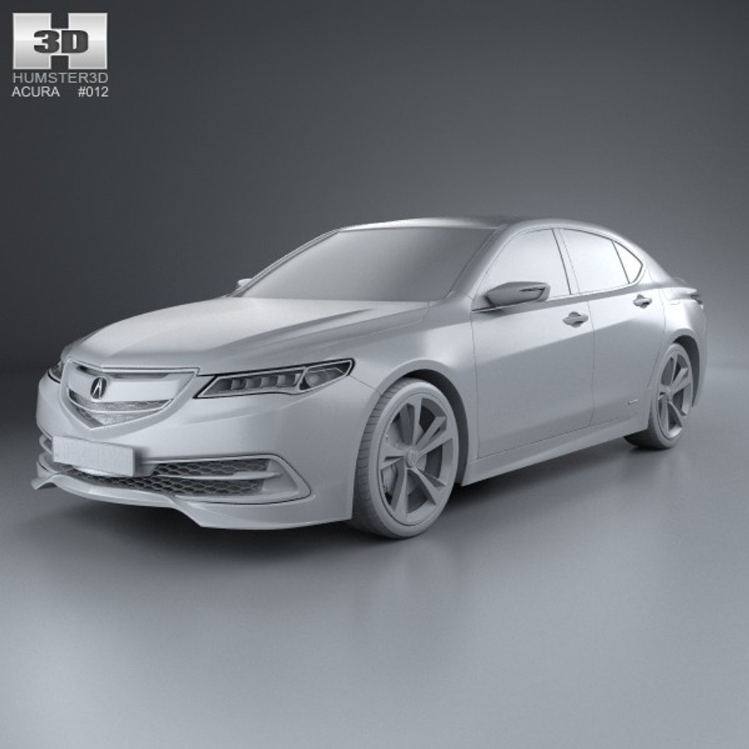 3d Model Acura Tlx Concept