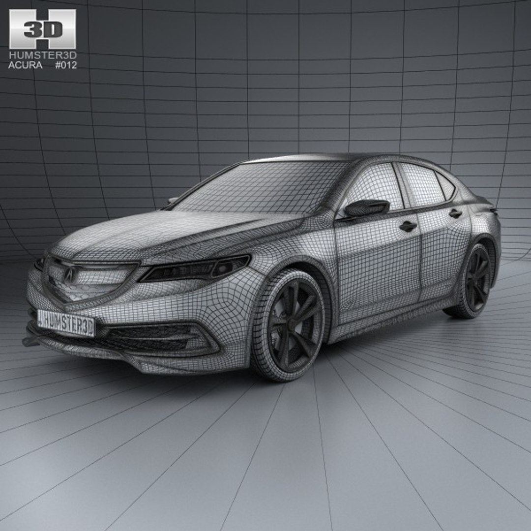 3d Model Acura Tlx Concept