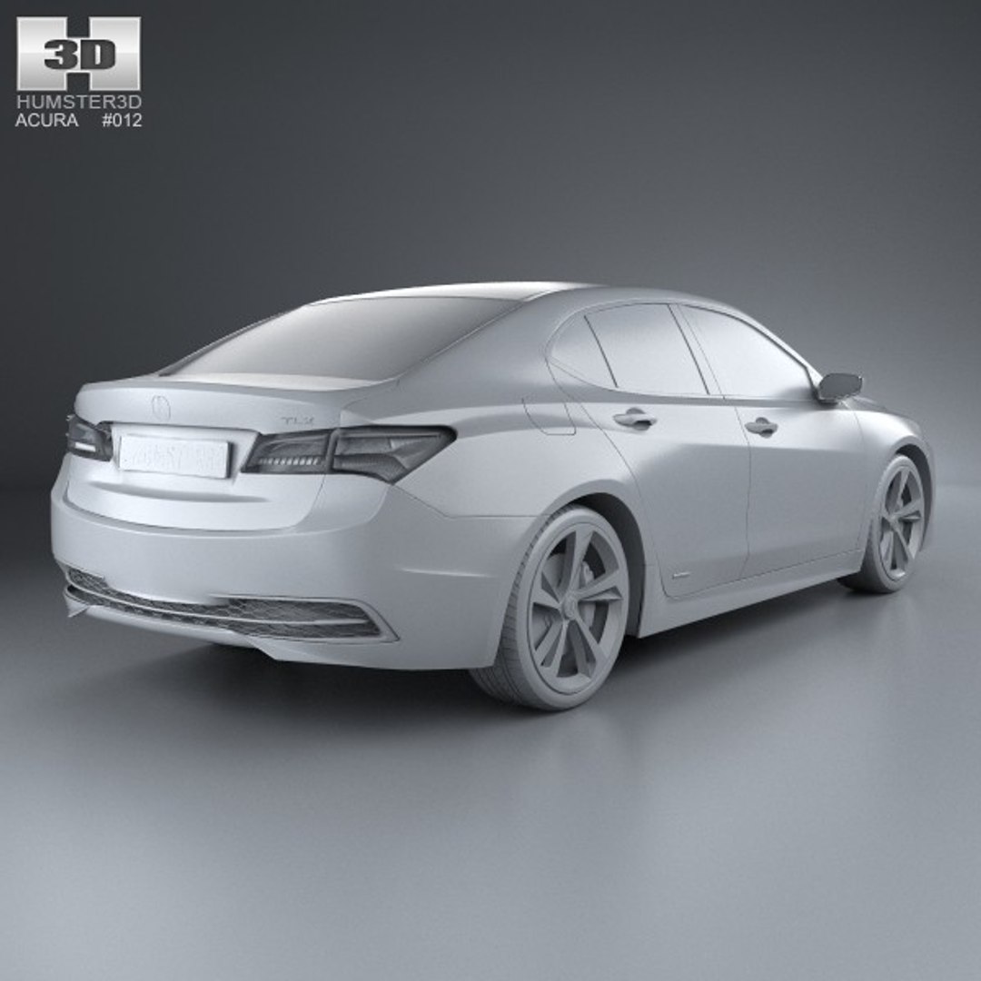 3d Model Acura Tlx Concept
