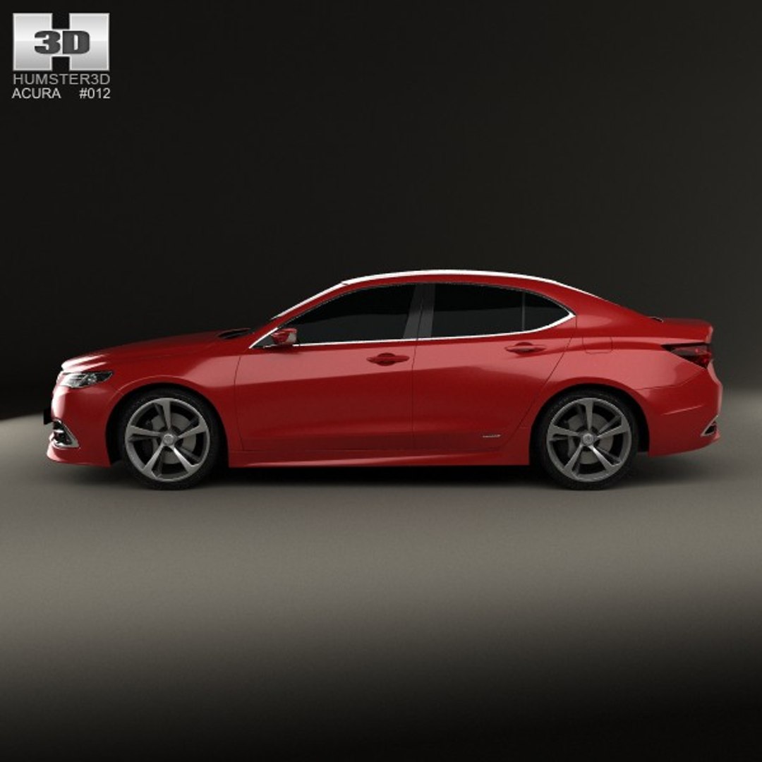 3d Model Acura Tlx Concept