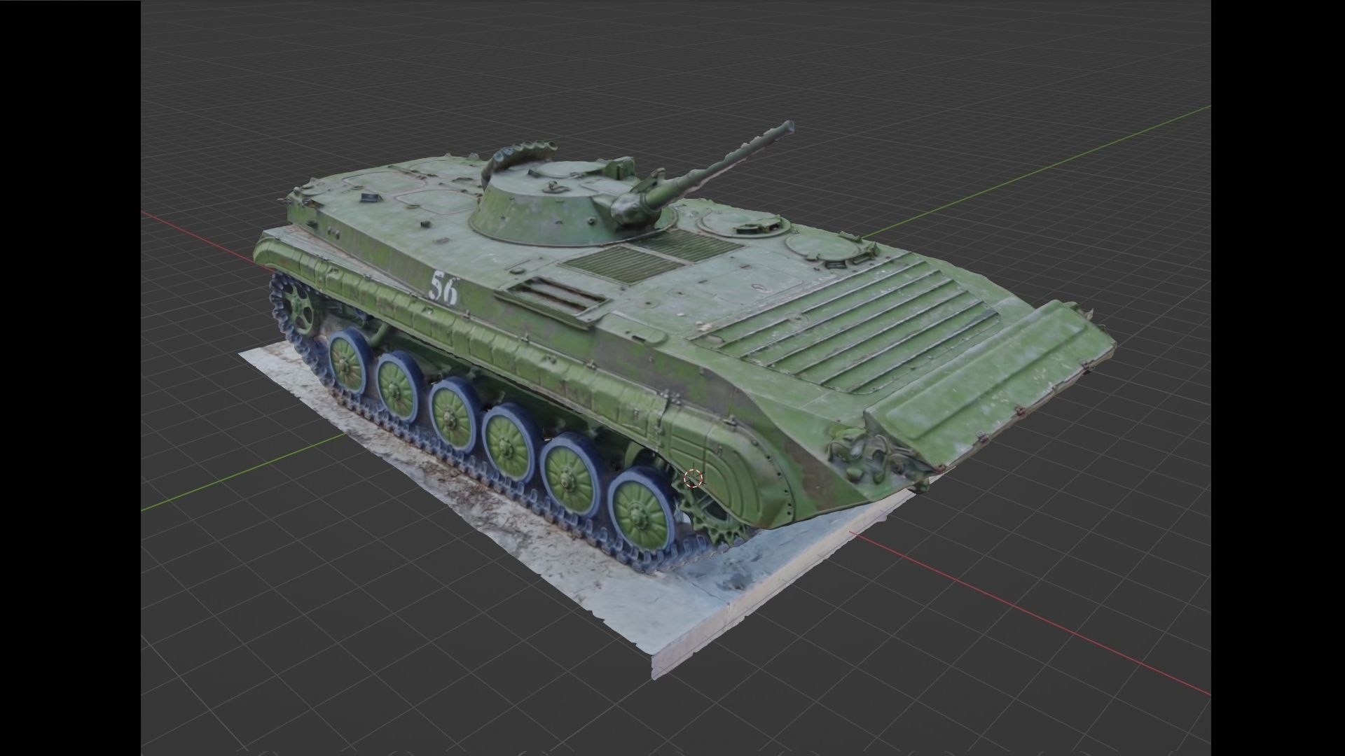 BMP-1P 3d Scan Model - TurboSquid 2266277