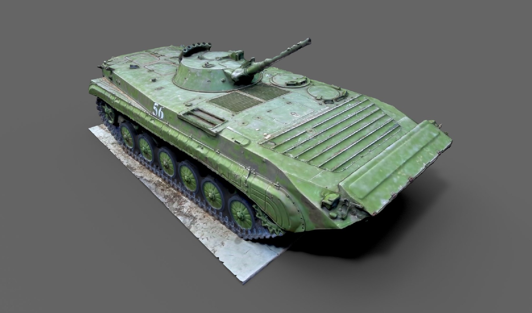 BMP-1P 3d Scan Model - TurboSquid 2266277