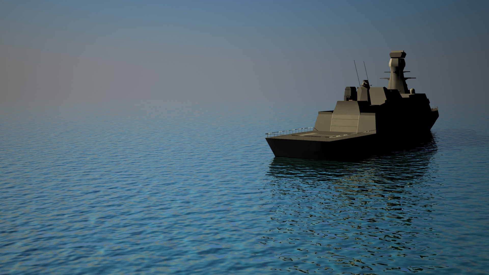 Milgem Modern Battleship 3d X
