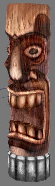 2 tiki 3d model