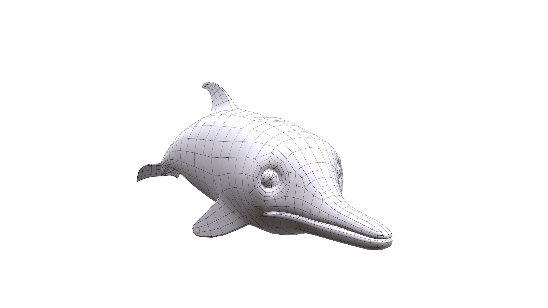 3D Amazon Pink Dolphin Fish Toon Model - TurboSquid 1586296