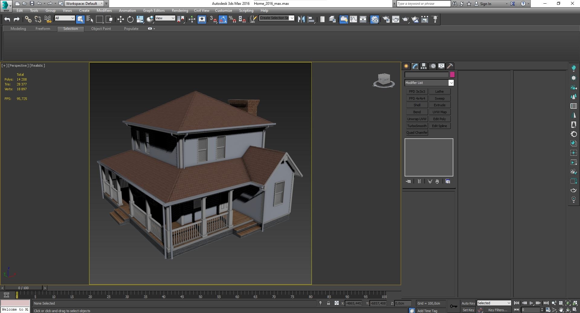Family Home Architecture House 3D Model - TurboSquid 1662197