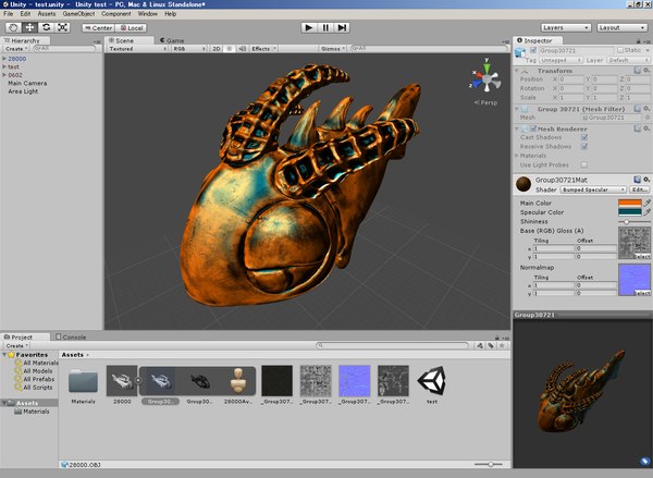 free obj model bule orange