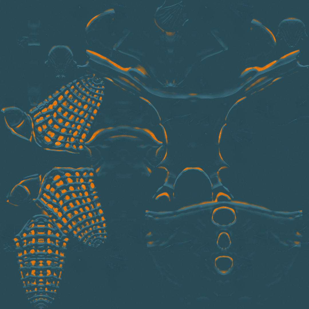 free obj model bule orange