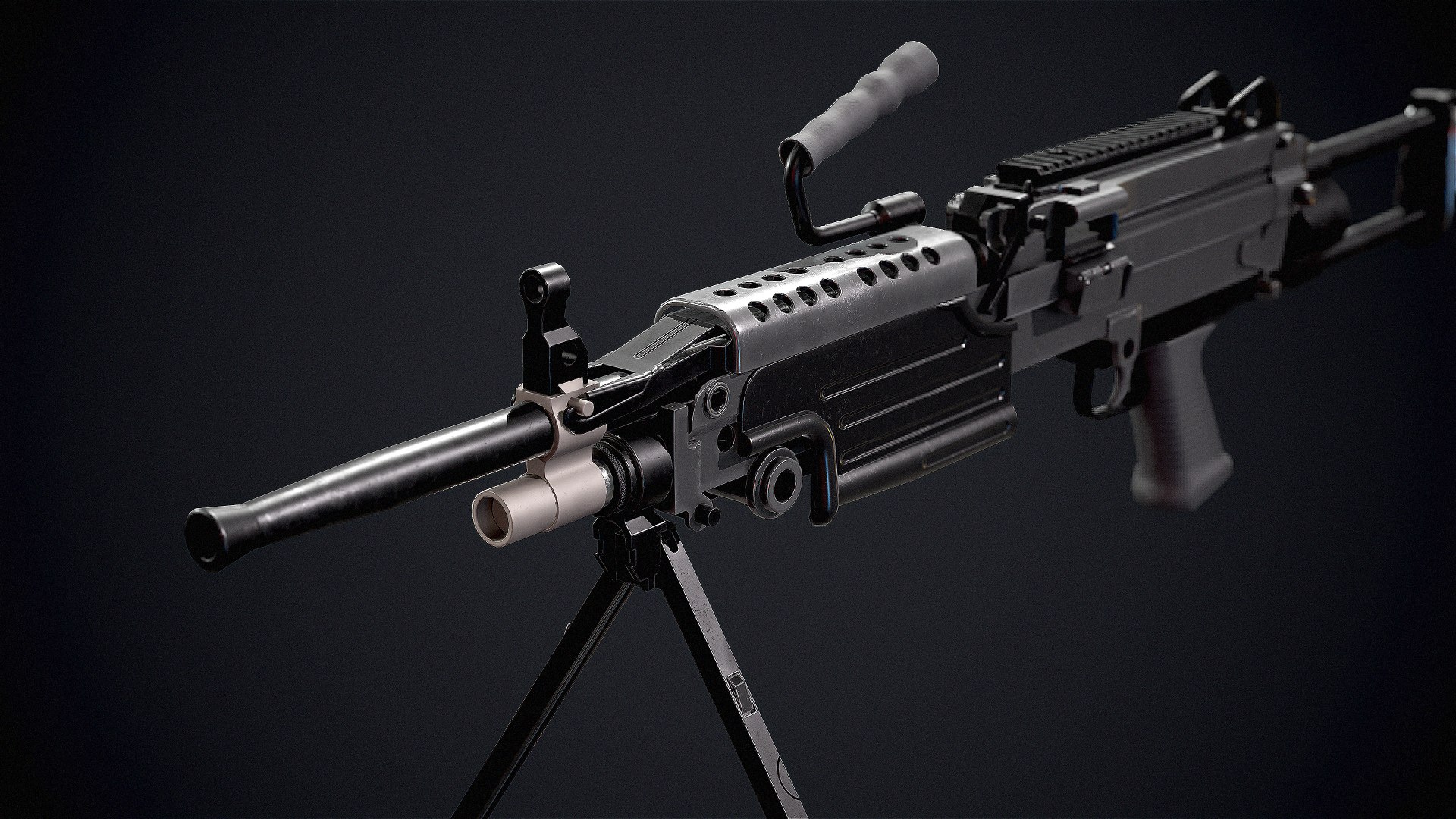 Semi Automatic Rifle Fn Model - TurboSquid 1549685