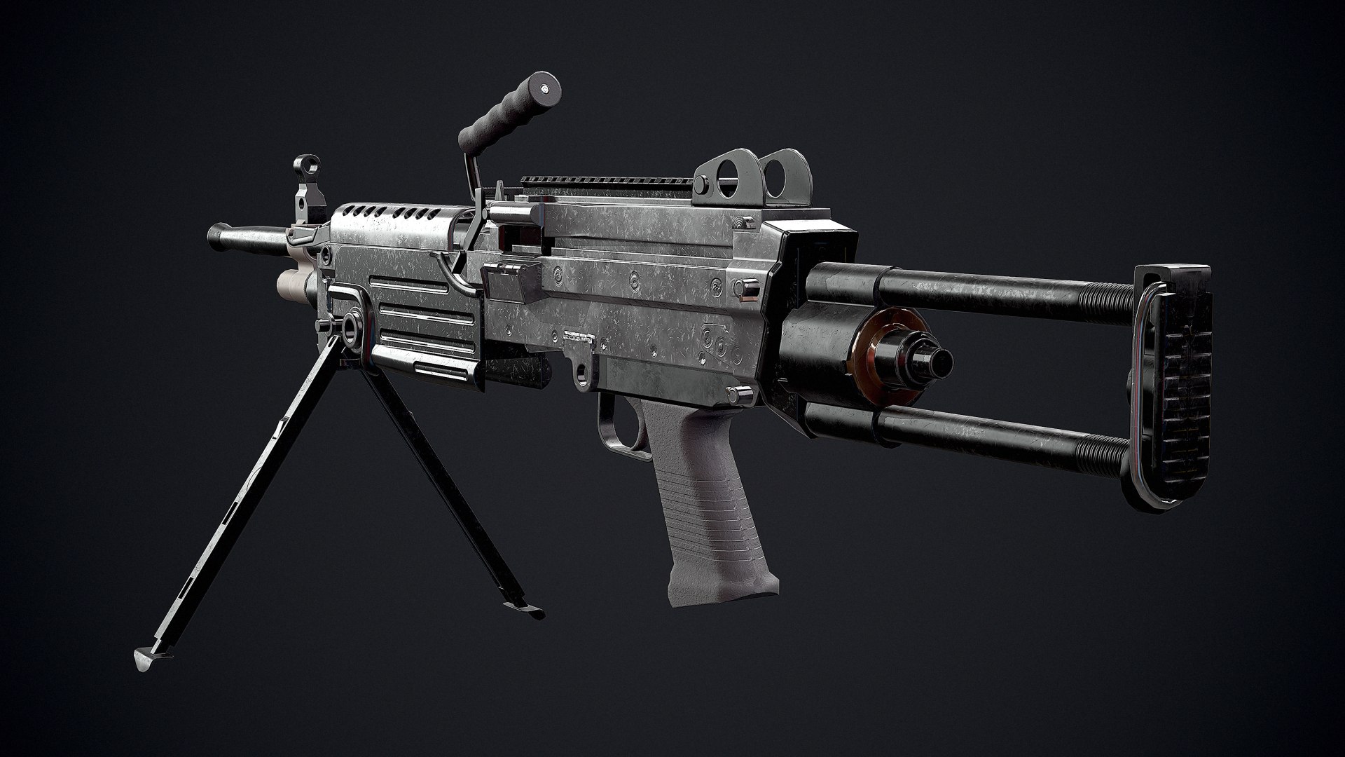 Semi Automatic Rifle Fn Model - TurboSquid 1549685