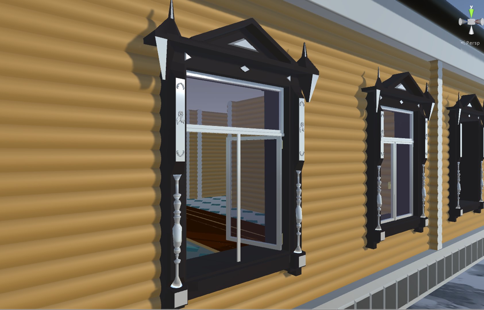 3D Window House Architectural Wooden - TurboSquid 1311370