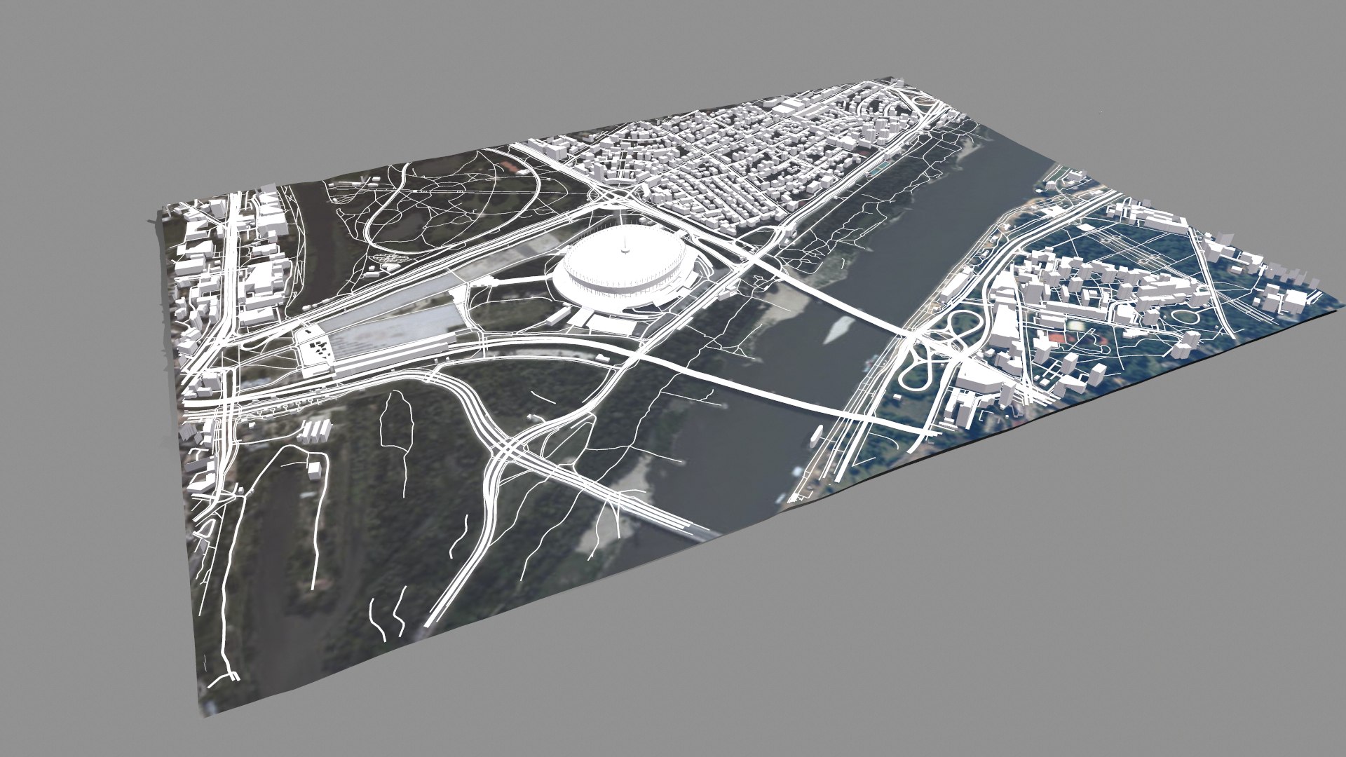 3D Warsaw National Stadium Warsaw Poland Model - TurboSquid 2009897