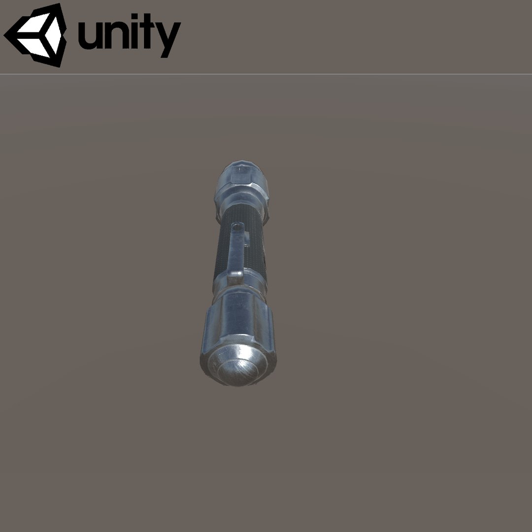3d model flashlight unity