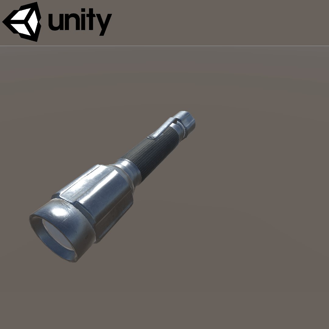 3d model flashlight unity