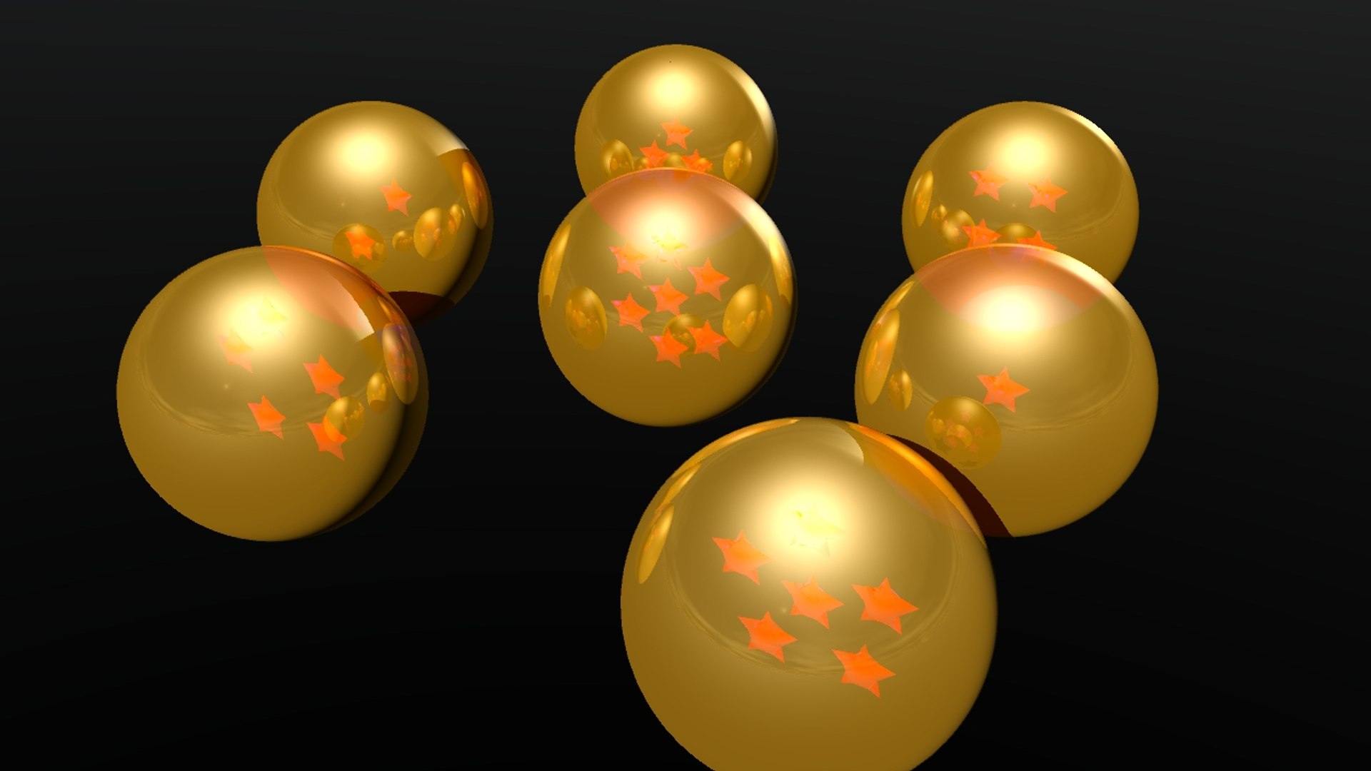 Obj Dragon Balls