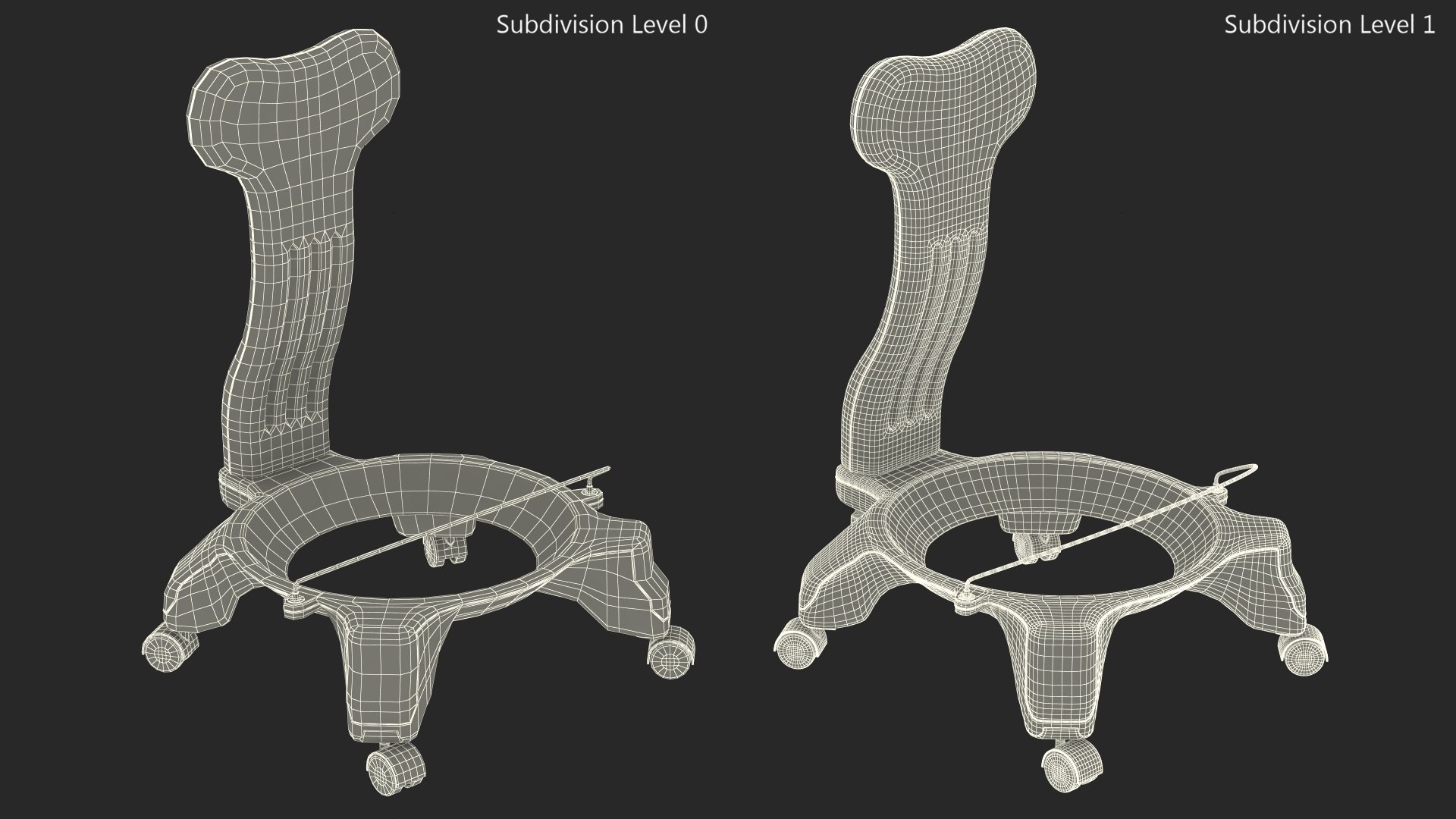 3D model Balancing Fitness Chair Black Empty - TurboSquid 2151724