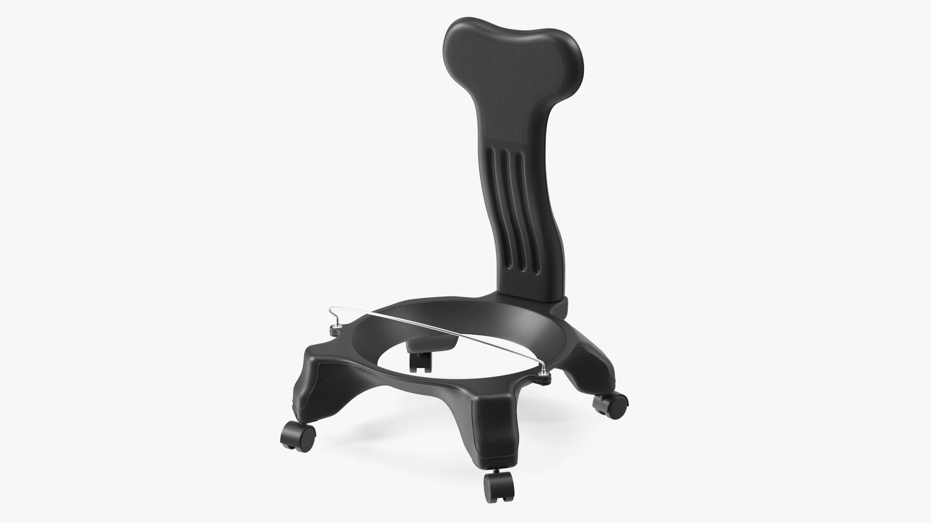 3D model Balancing Fitness Chair Black Empty - TurboSquid 2151724