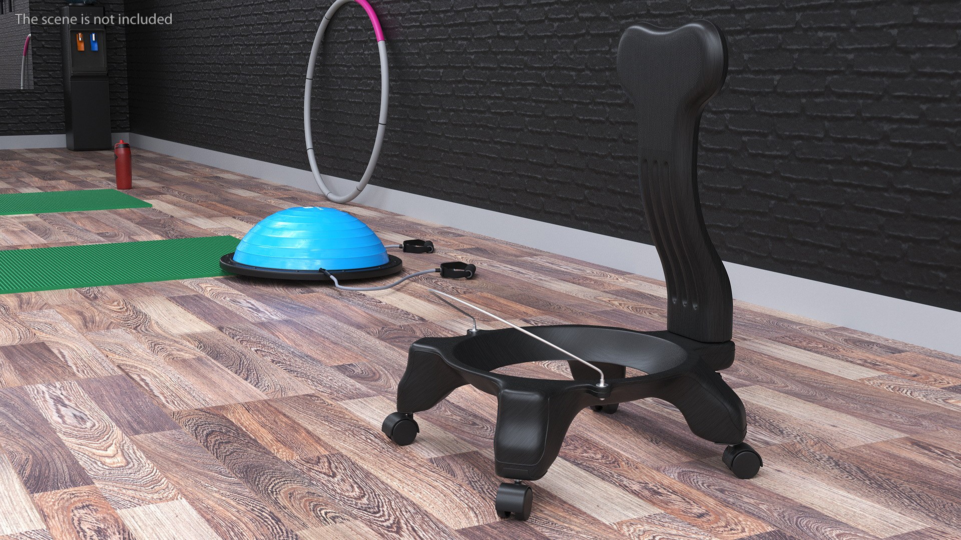 3D model Balancing Fitness Chair Black Empty - TurboSquid 2151724
