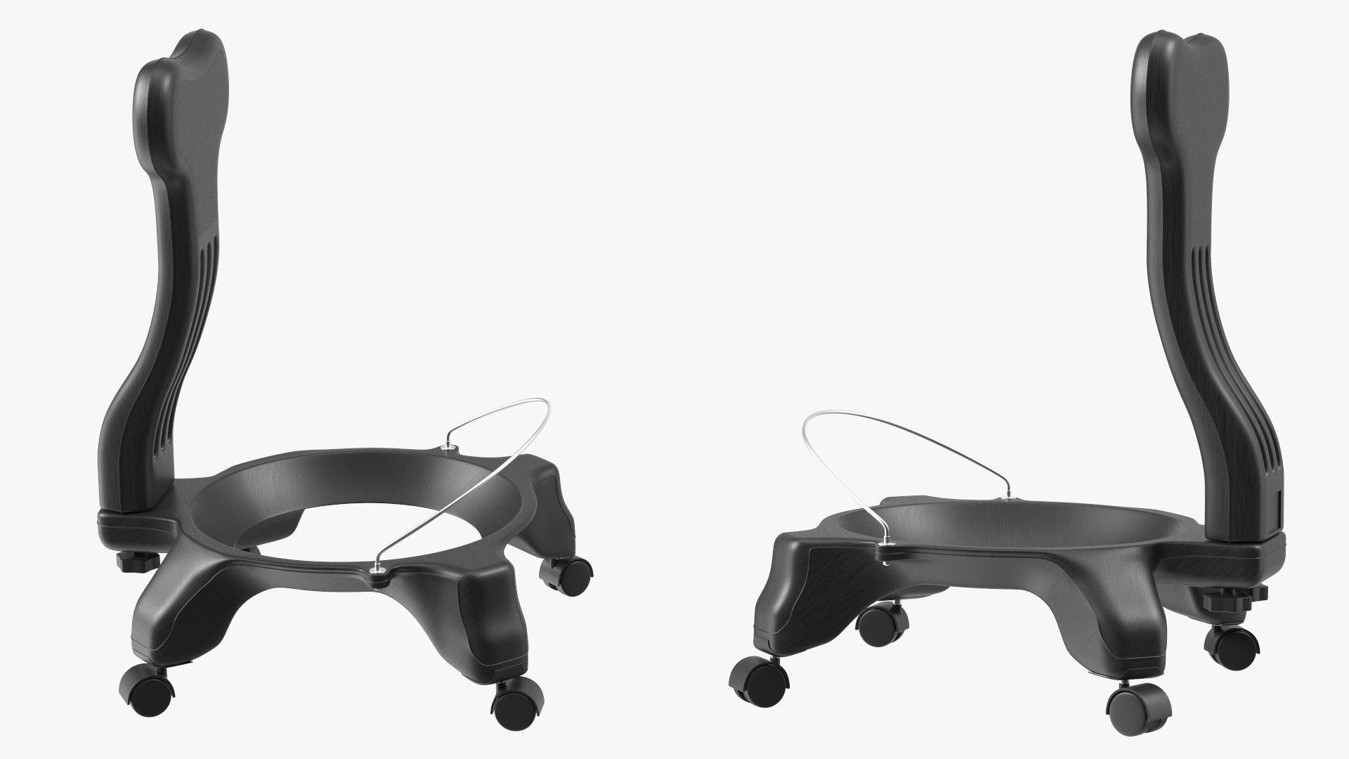 3D model Balancing Fitness Chair Black Empty - TurboSquid 2151724