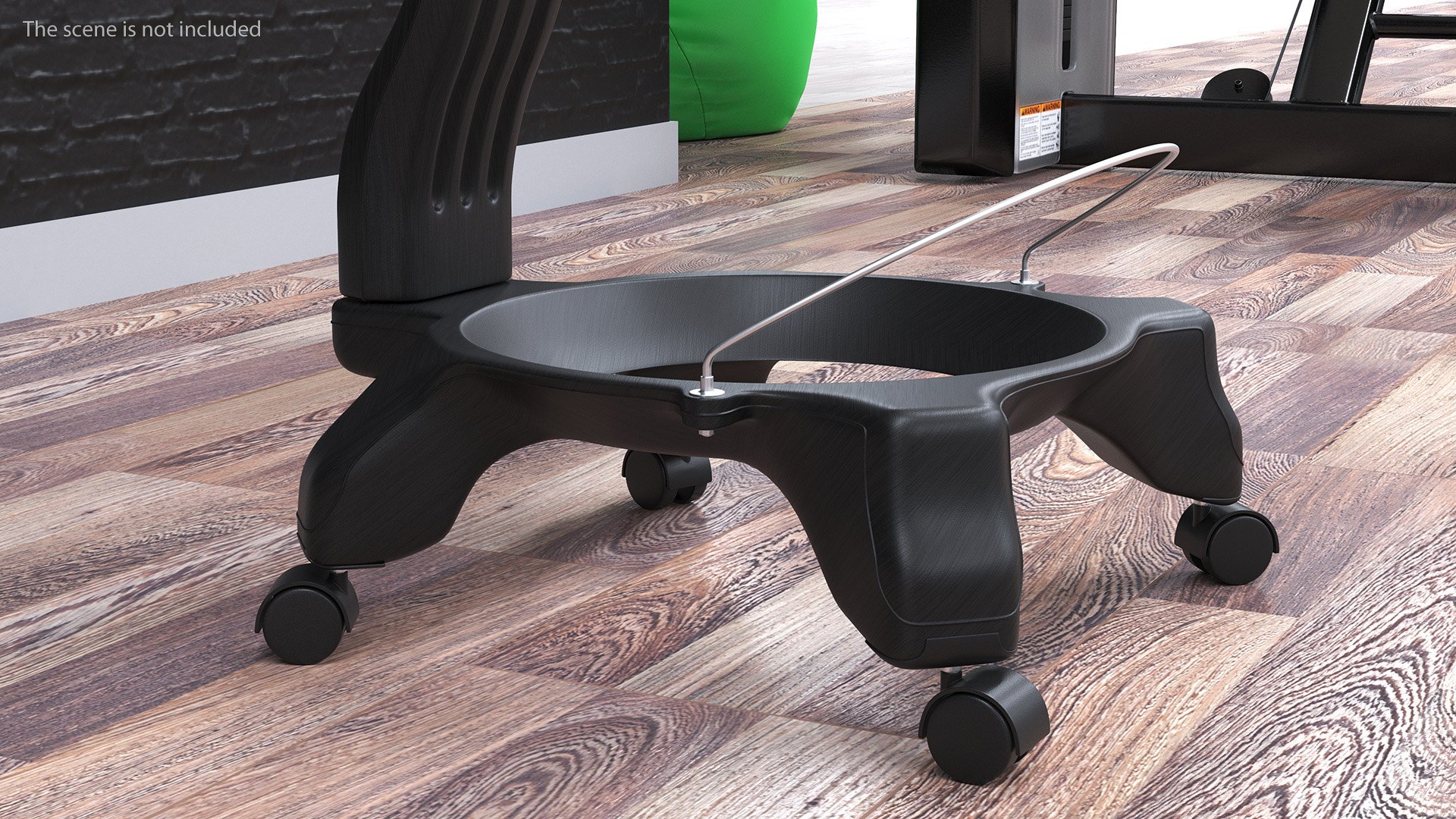 3D model Balancing Fitness Chair Black Empty - TurboSquid 2151724