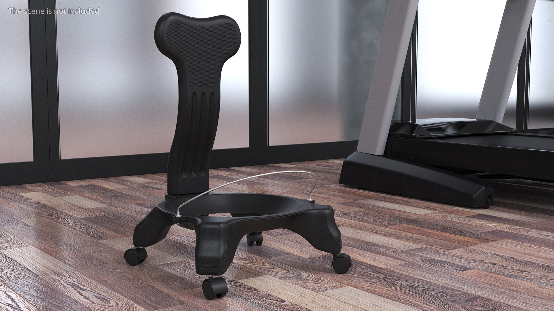 3D model Balancing Fitness Chair Black Empty - TurboSquid 2151724