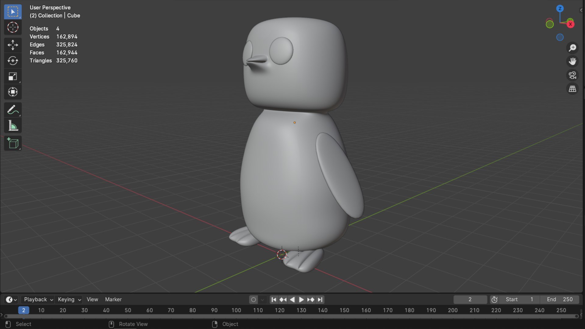 3D Penguin Blend - TurboSquid 2247599