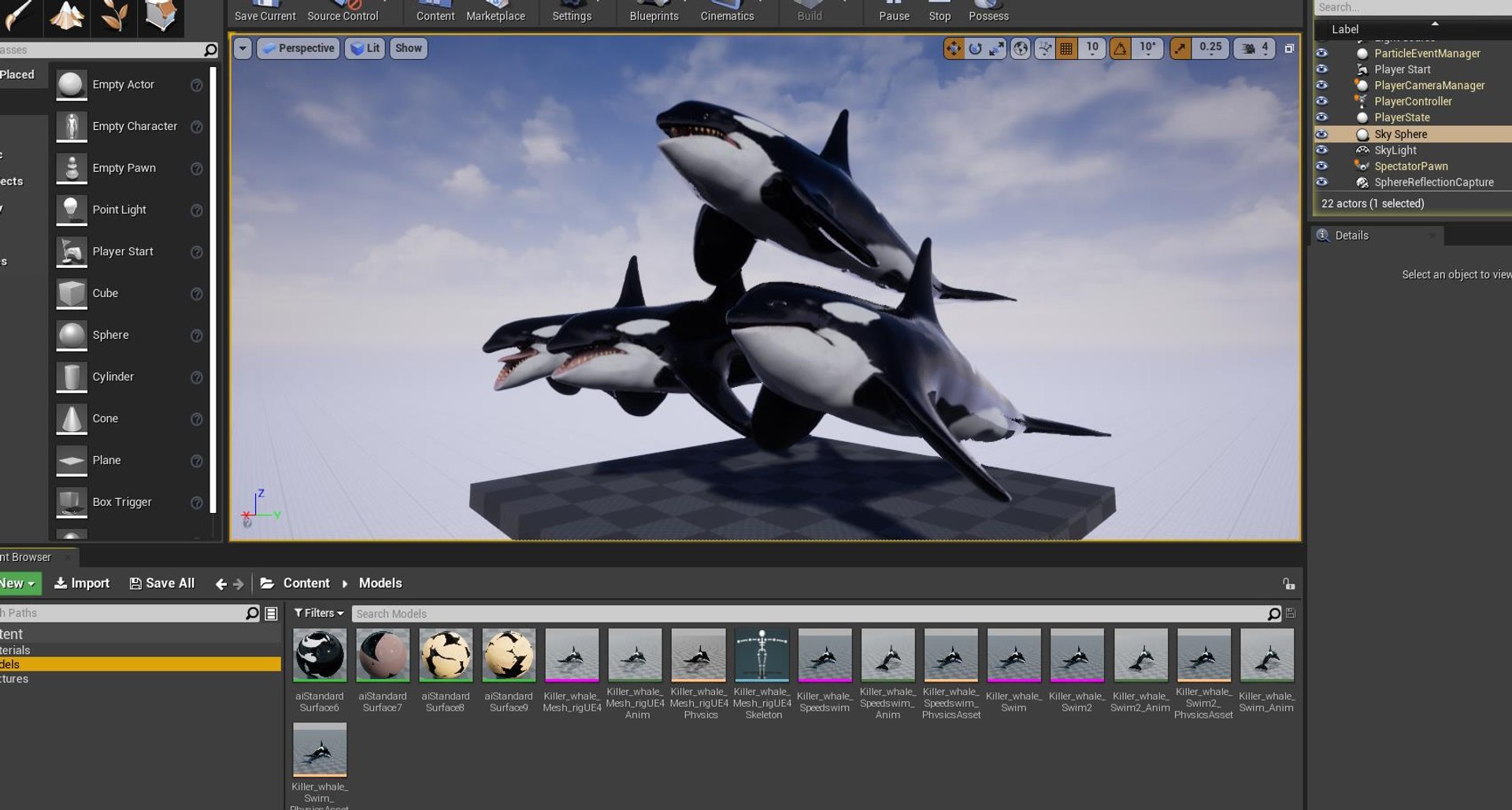 3D Killer Whale Unity Model - TurboSquid 1508053