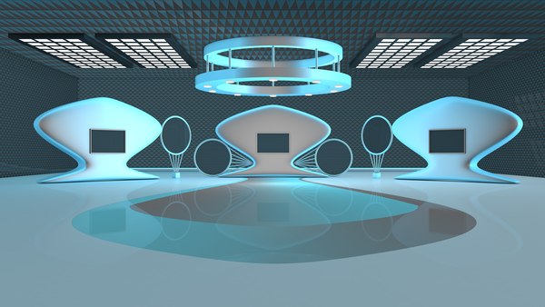 Abstract virtual set contemporary model - TurboSquid 1621363