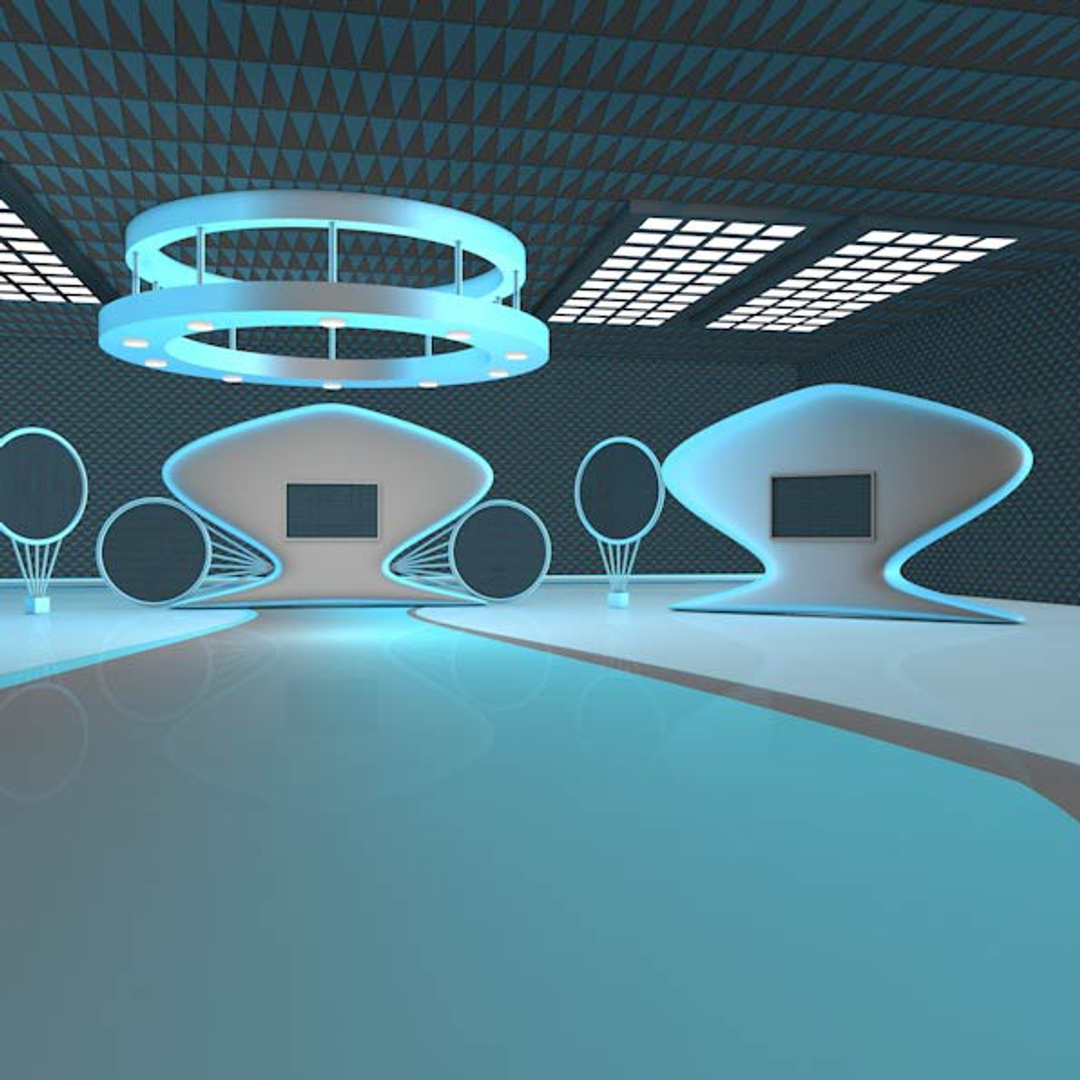 Abstract Virtual Set Contemporary Model - TurboSquid 1621363