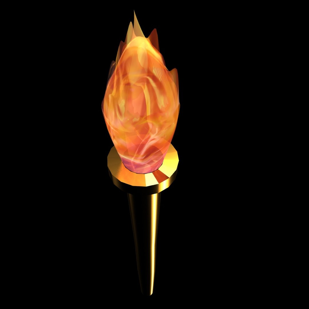 Flame Torch Model - TurboSquid 1579804