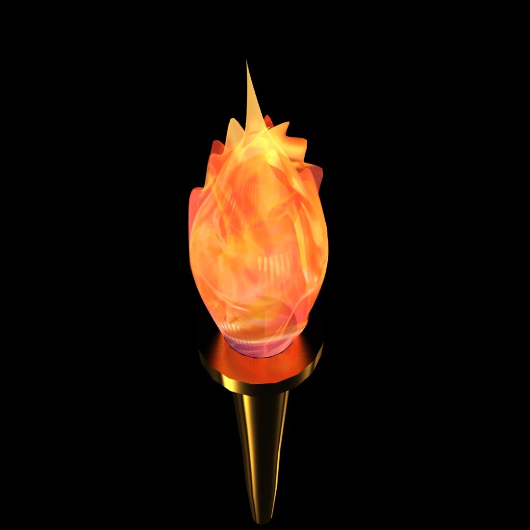 Flame Torch Model - TurboSquid 1579804